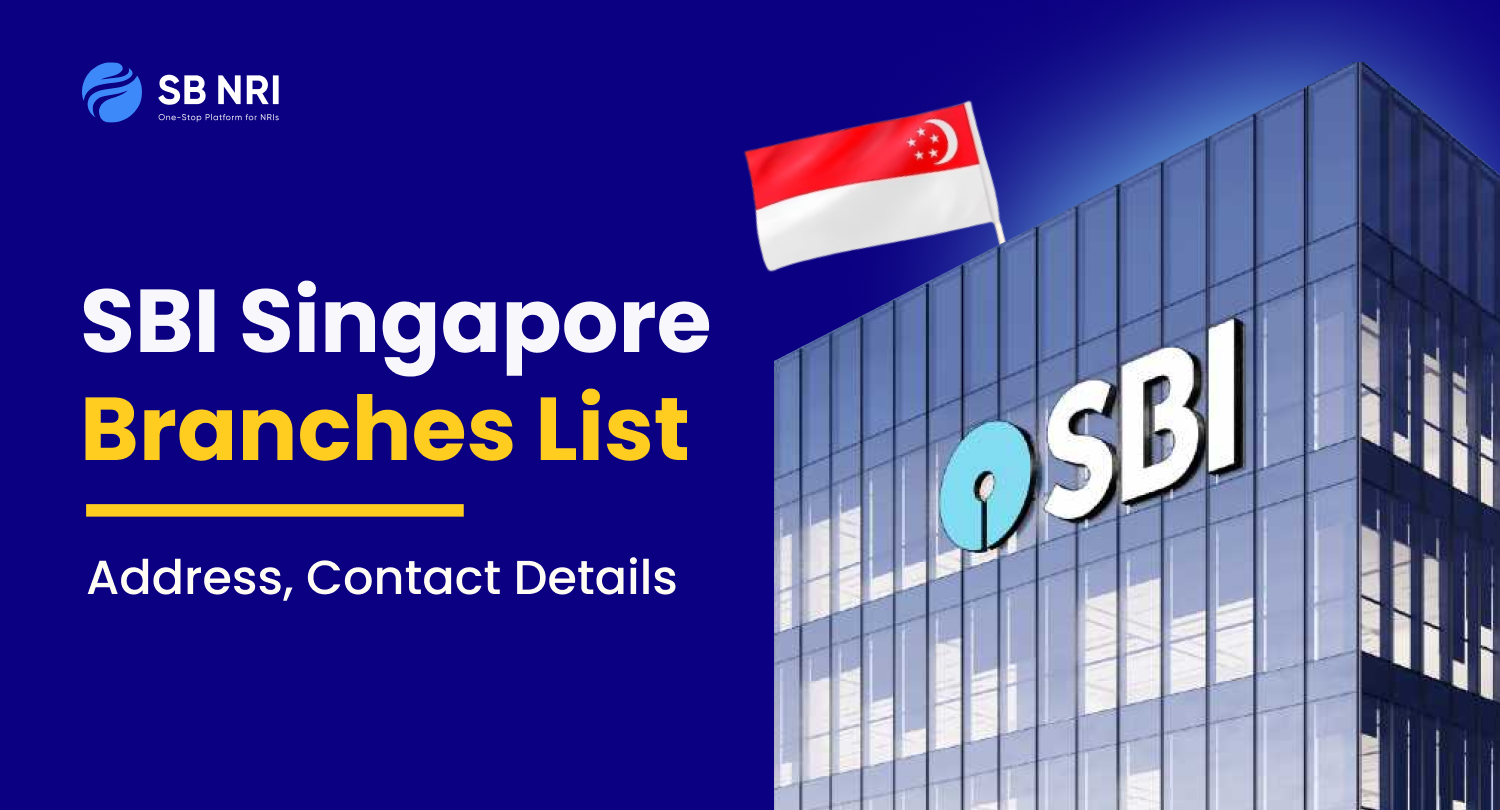 SBI Singapore Branches List: Address, Contact Details - SBNRI