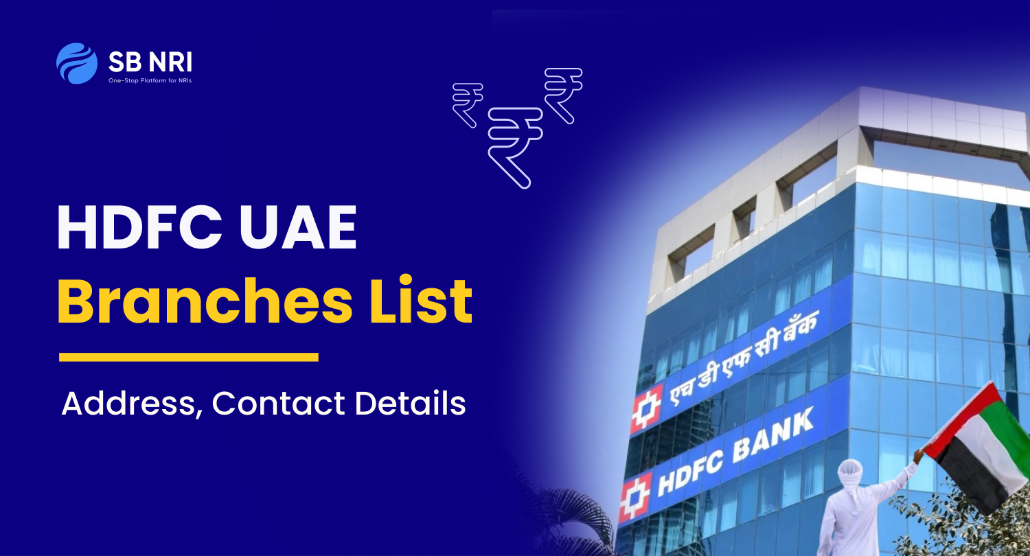 HDFC Bank UAE Branches List: Address, Contact Details - SBNRI