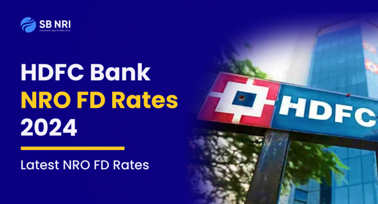 HDFC Bank NRO FD Rates 2024 [Latest] - SBNRI