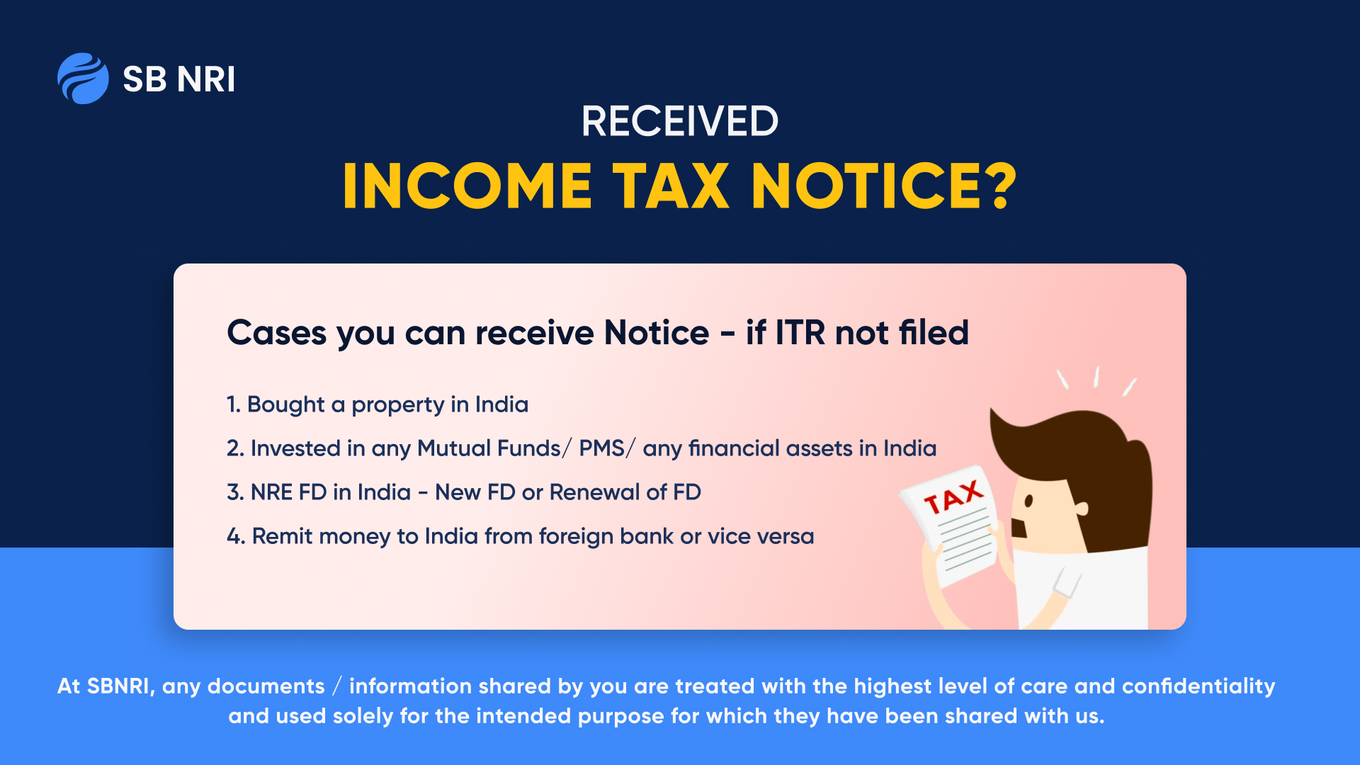 Getting ITR Notice as NRI/OCI? Here’s what you need to know - SBNRI
