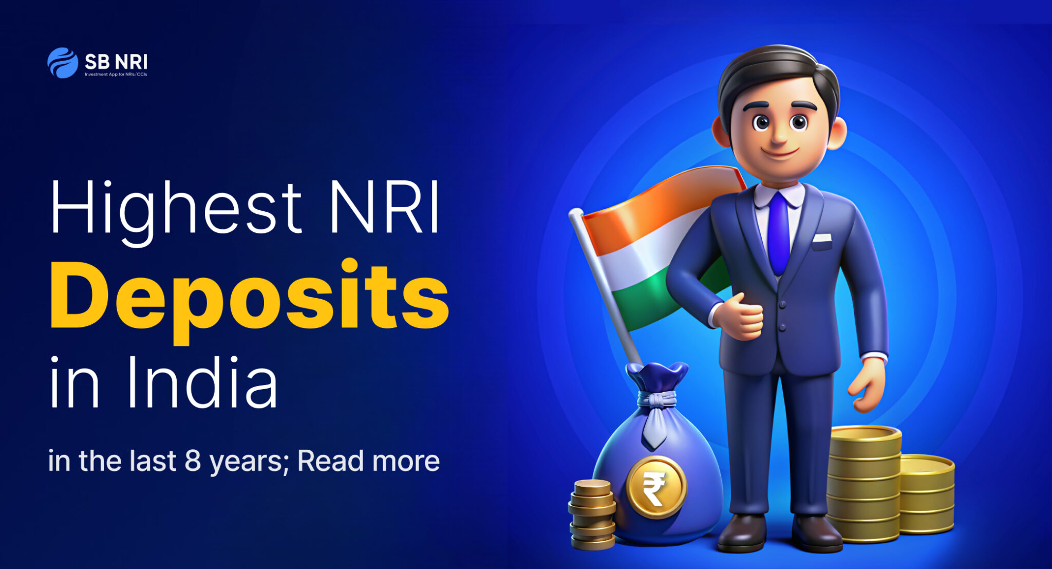 Highest NRI deposit in India in the last 8 years, Know more - SBNRI