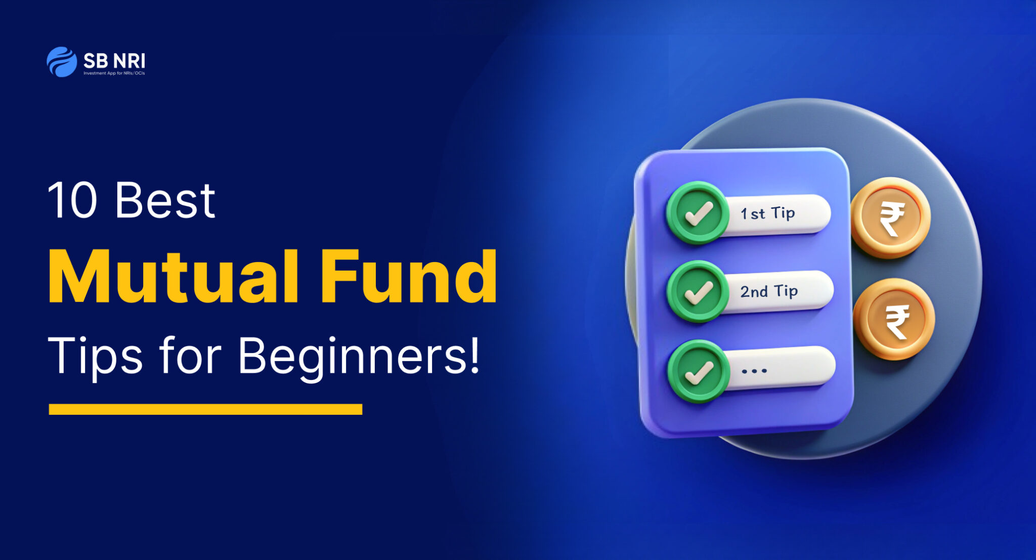 10 Best Mutual Fund Tips for Beginners! - SBNRI